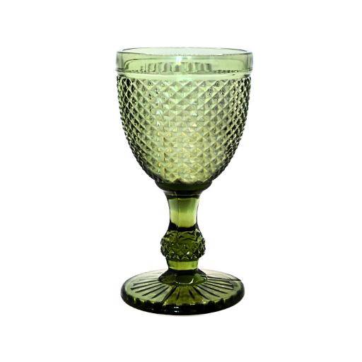 Olive Studded Glass Goblet - Toronto Event Rentals - Nayos